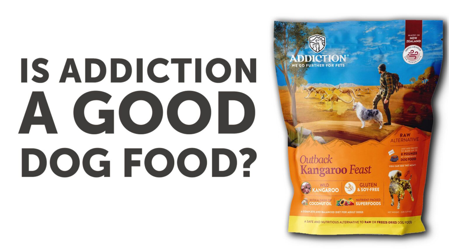 Addiction Dog Food Review - Dogs Naturally